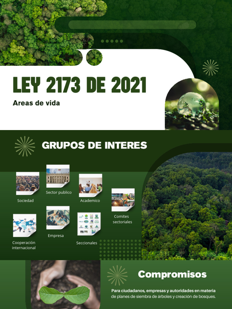 Ley 2173 de 2021 | PDF | Entorno natural