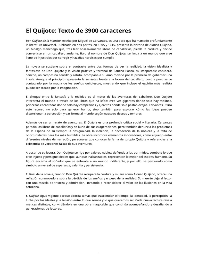 Quijote 9 | PDF | Don Quijote