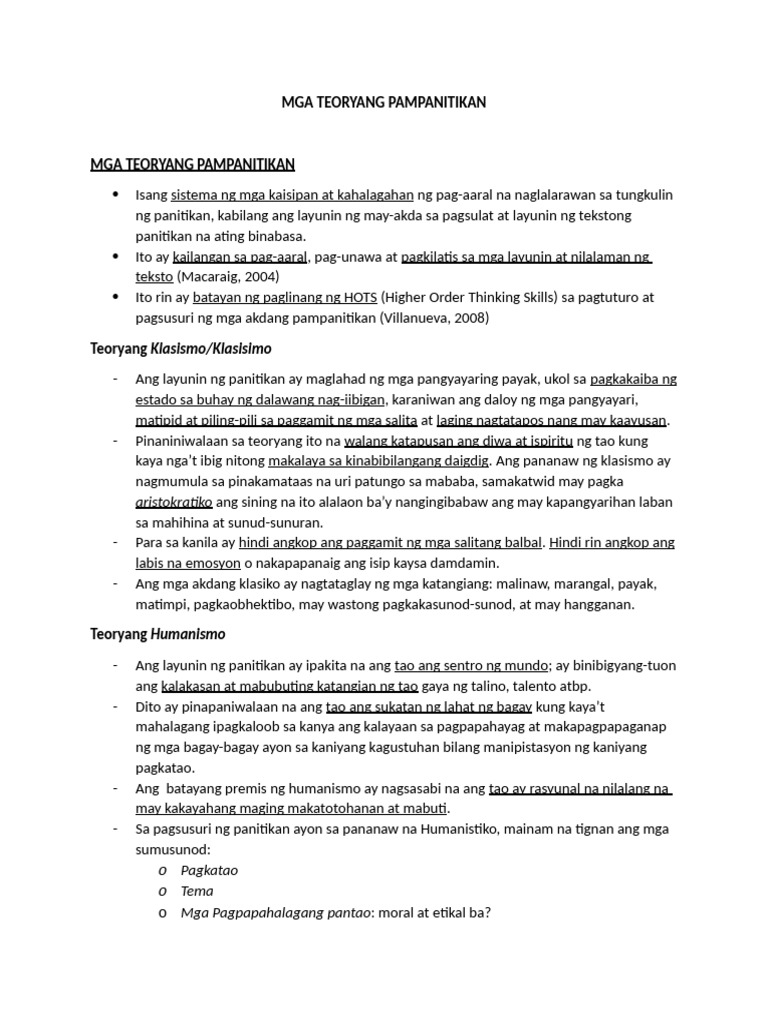 Panitikan Midterm Teorya Balangkas | PDF