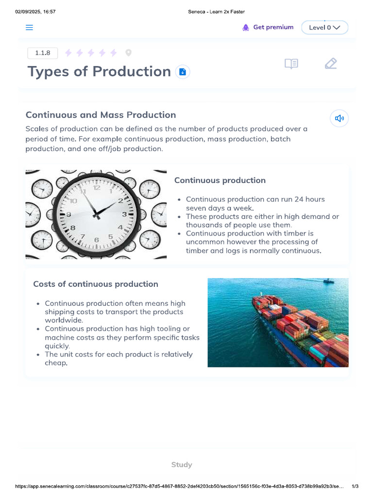 Types of Production 1.1.8 | PDF