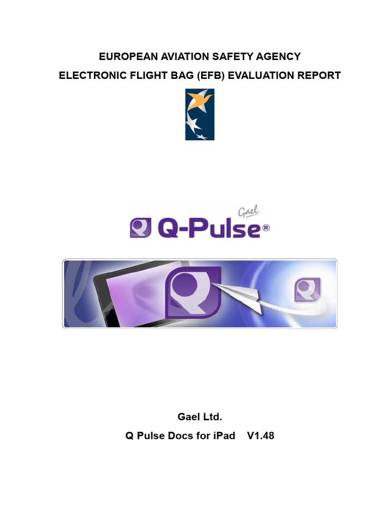 EFB Evaluation Report for Q-Pulse Docs | PDF | Ios | User Interface