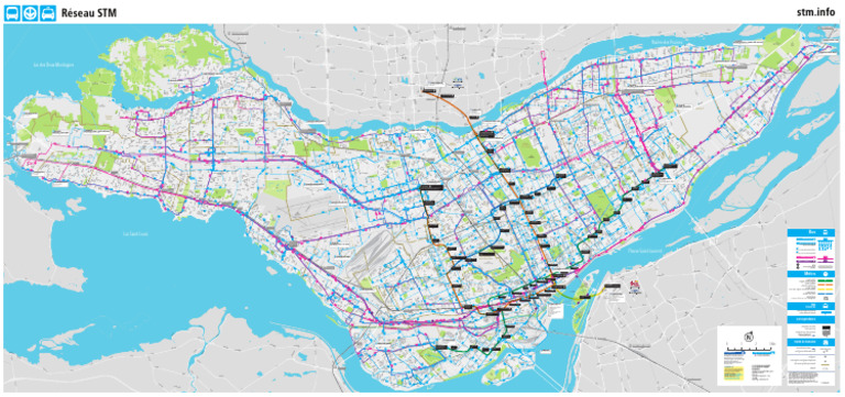 Réseau STM : Informations et Services | PDF | Sociétés de transport ...