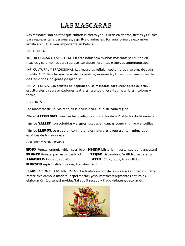 Las Mascaras PDF | PDF