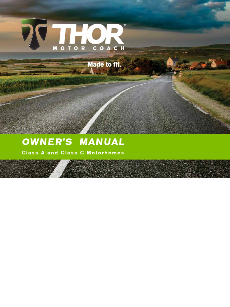 2018 Thor Owners Manual | PDF | Humidity | National Highway Traffic Safety Administration