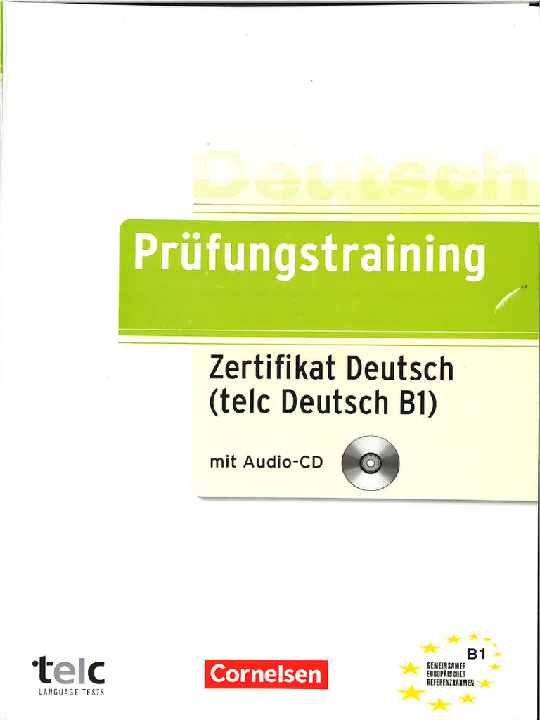 Prüfungstraining Zertifikat Deutsch TELC B1 | PDF