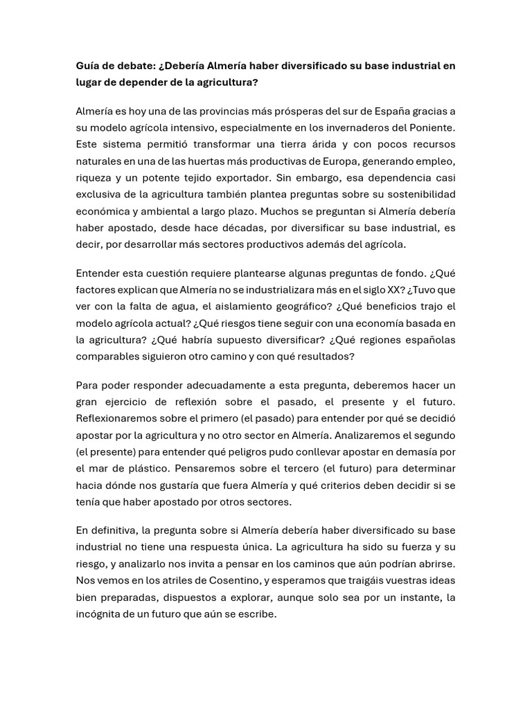 Guia de Debate | PDF
