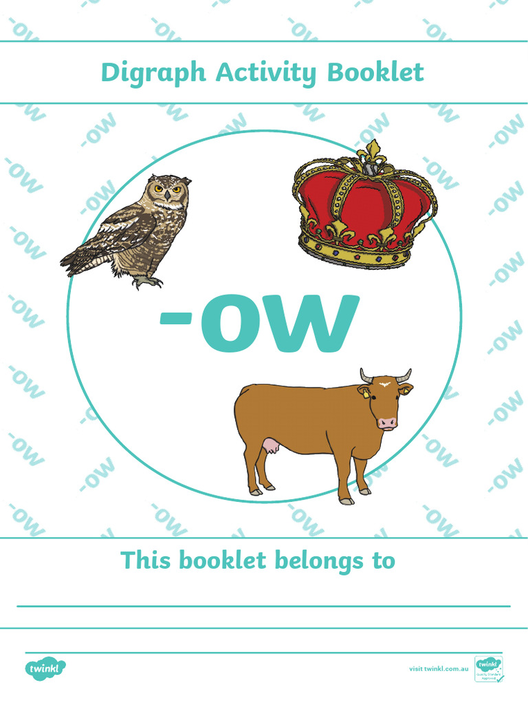 "Ow Sound Activity Booklet" | PDF