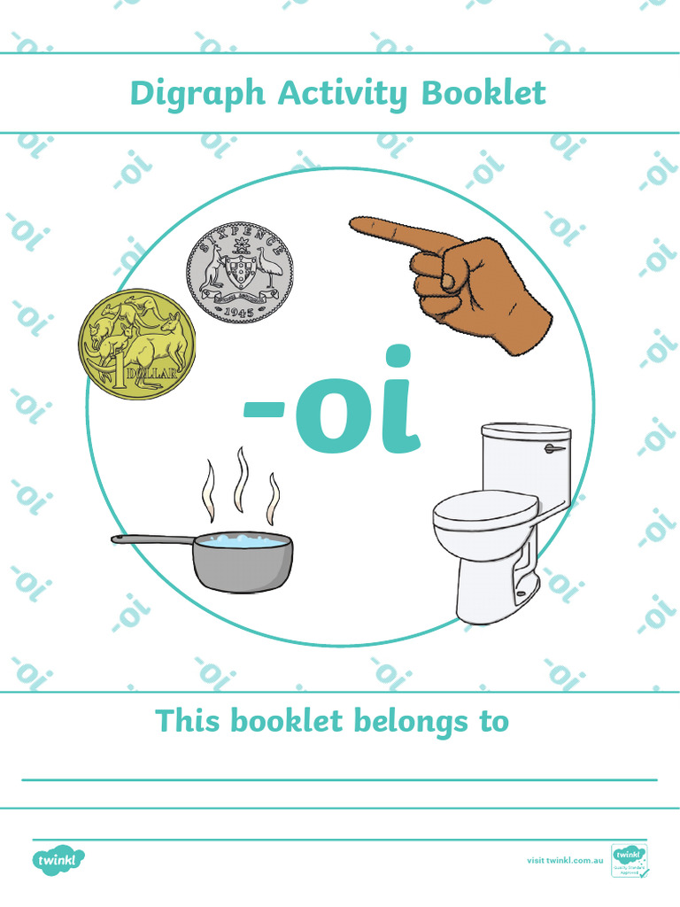 Oi Digraph Activity Booklet | PDF