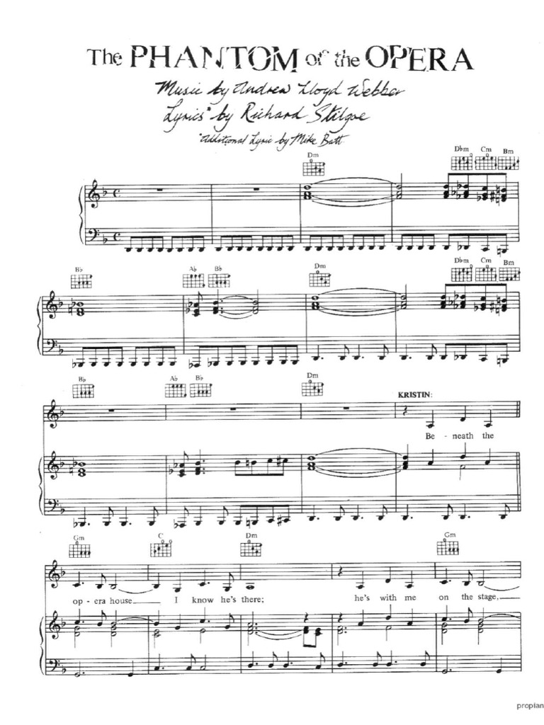 The Phantom of The Opera | PDF