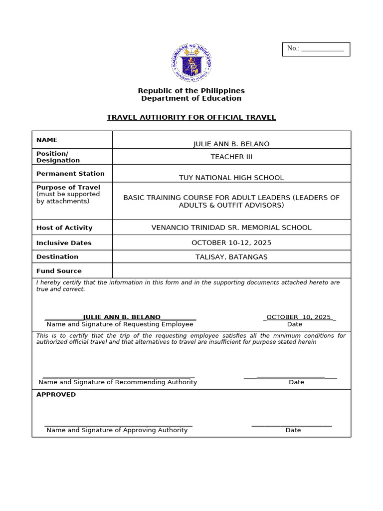 1 Official Local Travel 2023 | PDF | Government