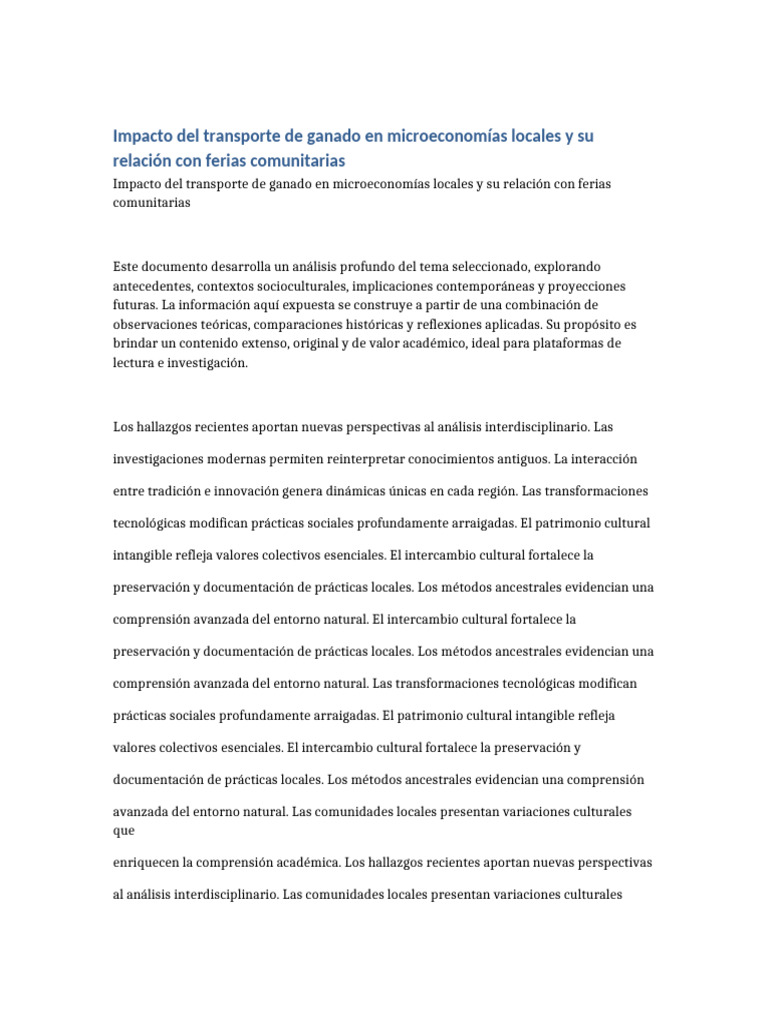 Documento Random 4 | PDF | Innovación | Patrimonio cultural