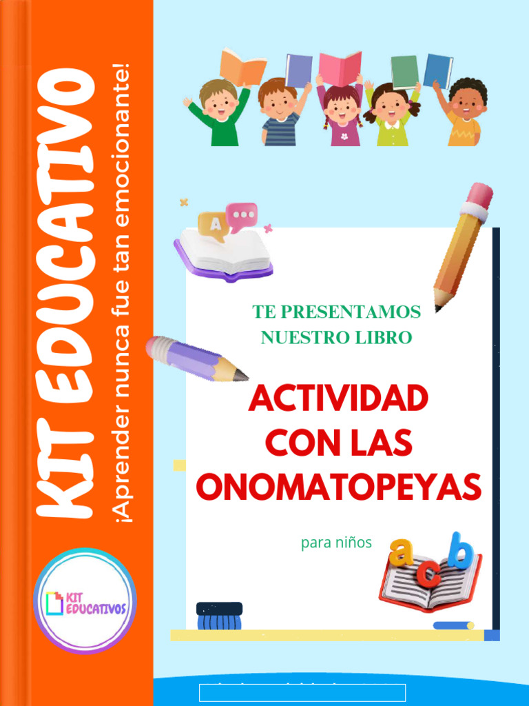 Kit Educativo: Actividades de Onomatopeyas | PDF