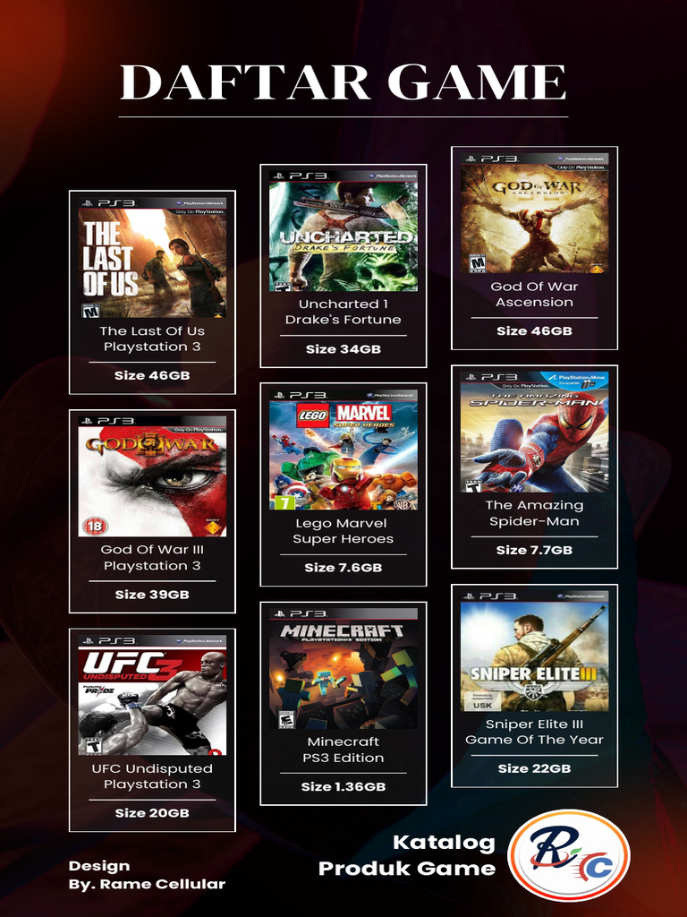 Katalog Game Playstation 3 Terbaik | PDF