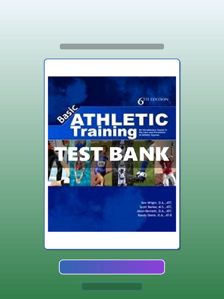 Ultimate Bundle Basic Athletic Training 6th Edition Wrigh eBook and ...