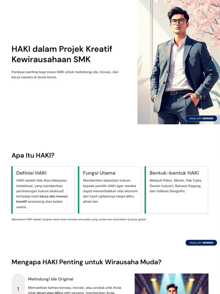 HAKI untuk Wirausaha SMK Kreatif | PDF
