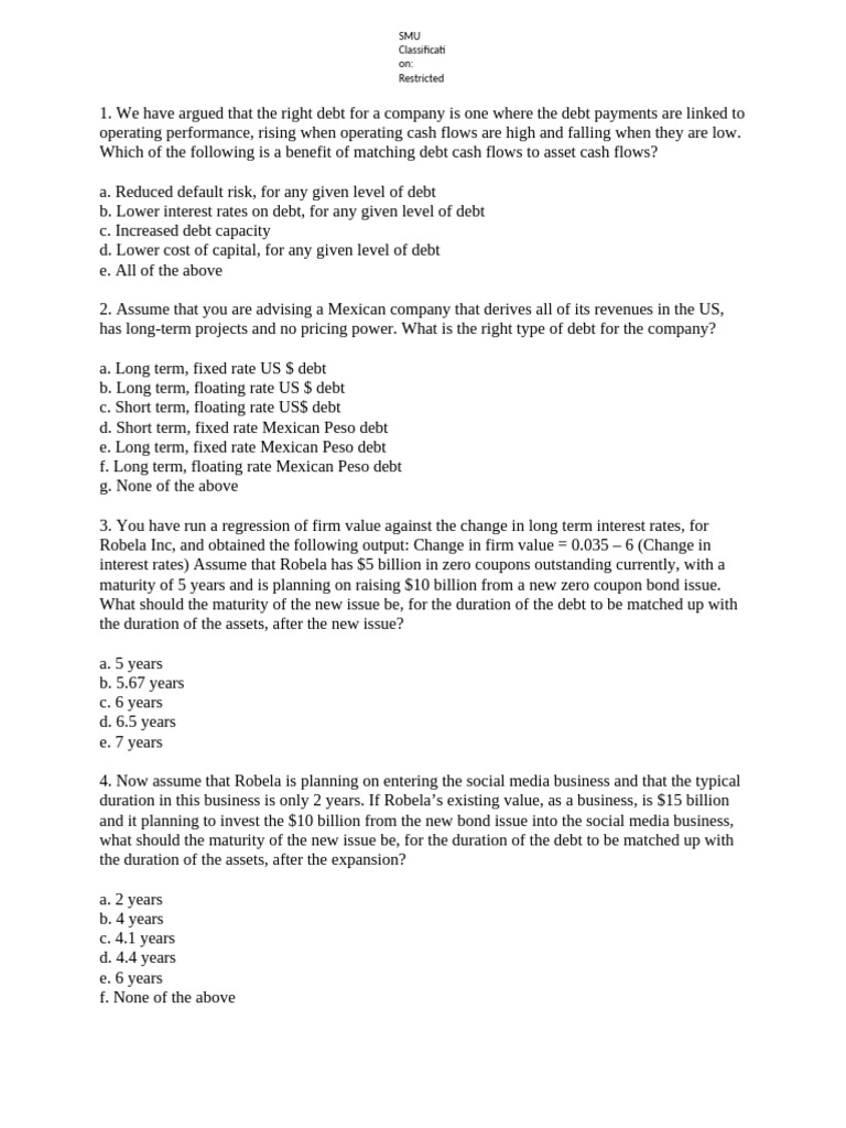 Week 7 Practice Questions | PDF