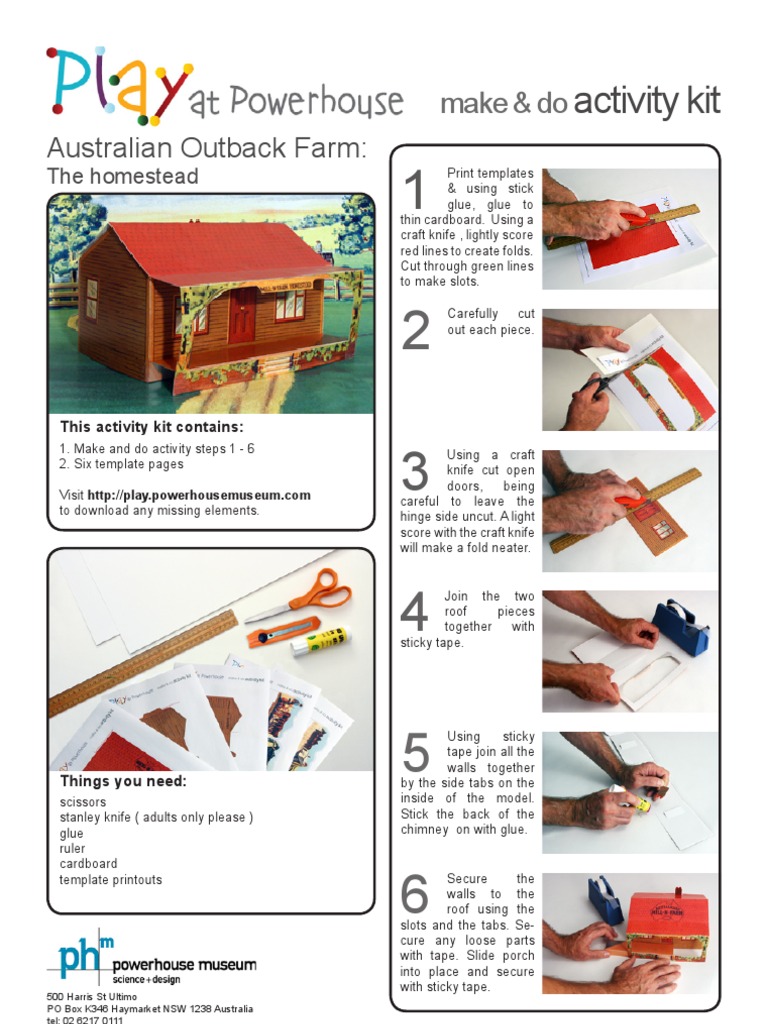 DIY Australian Outback Activity Kit | PDF | Games & Activities | Home ...