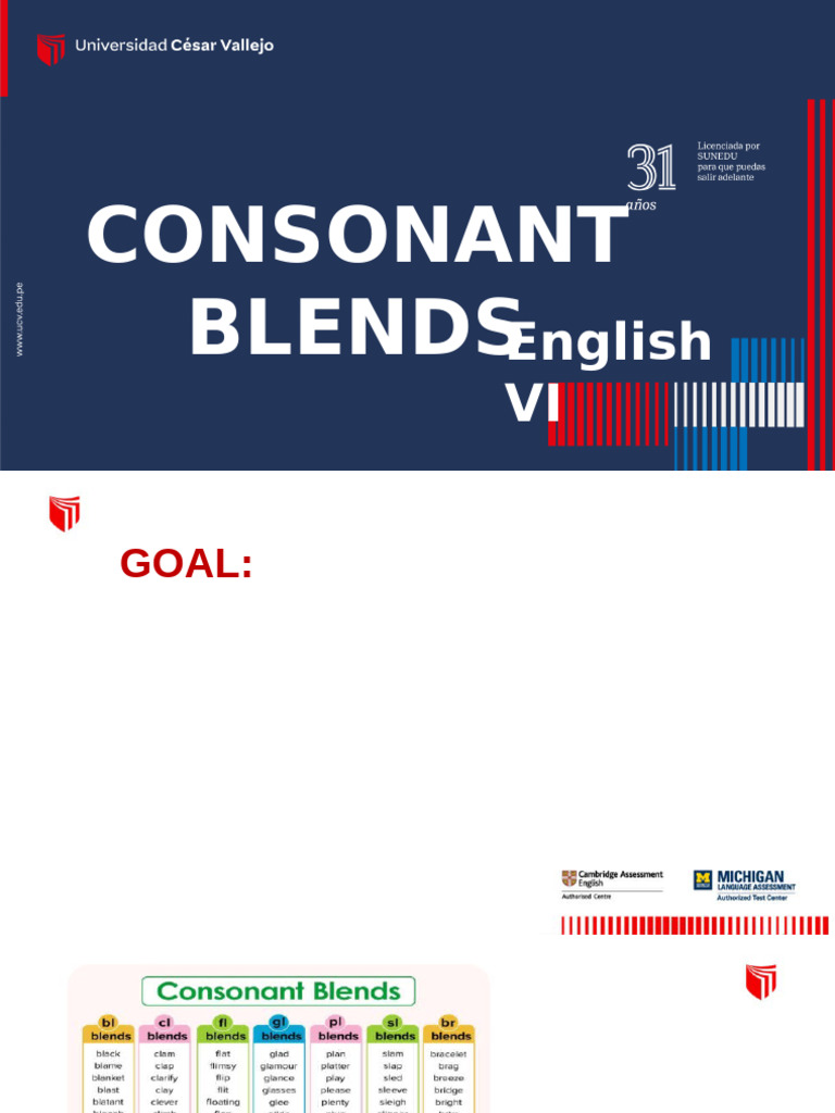 Class 6 Consonant Blends | PDF