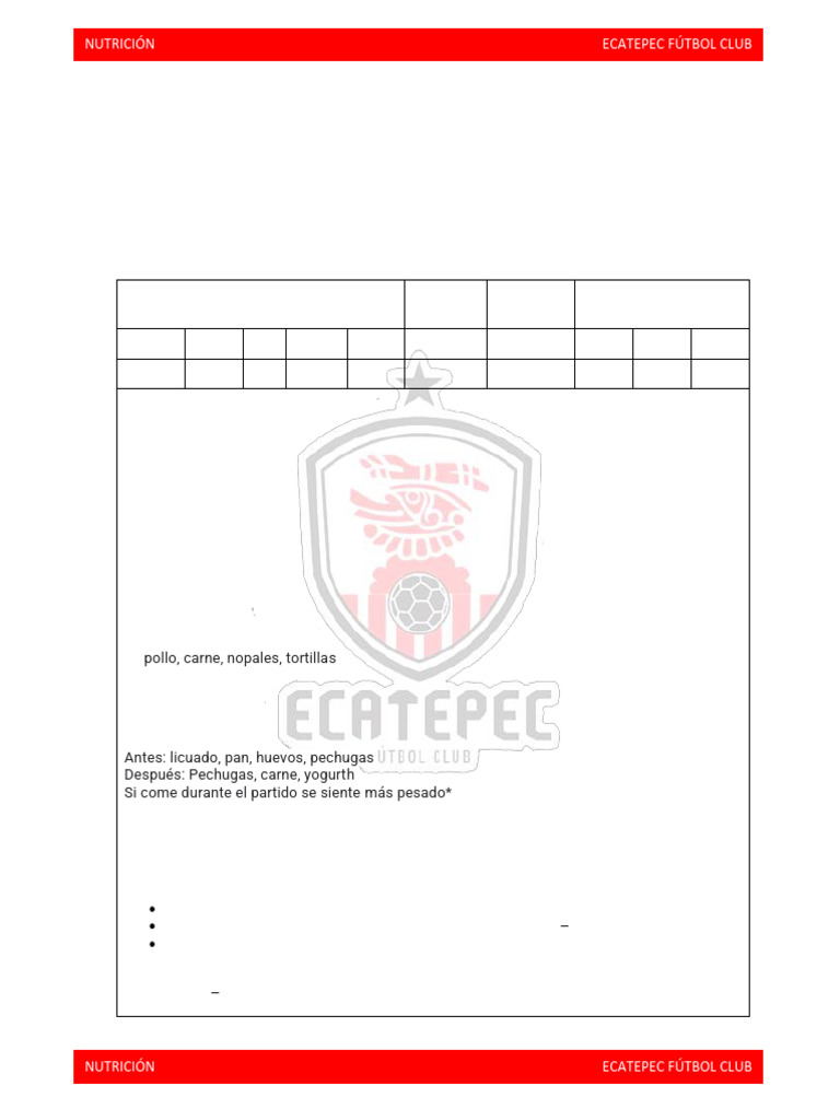 Plantilla Nota de Evolución Ecatepec FC Luis Gerardo Pérez Yañez | PDF ...