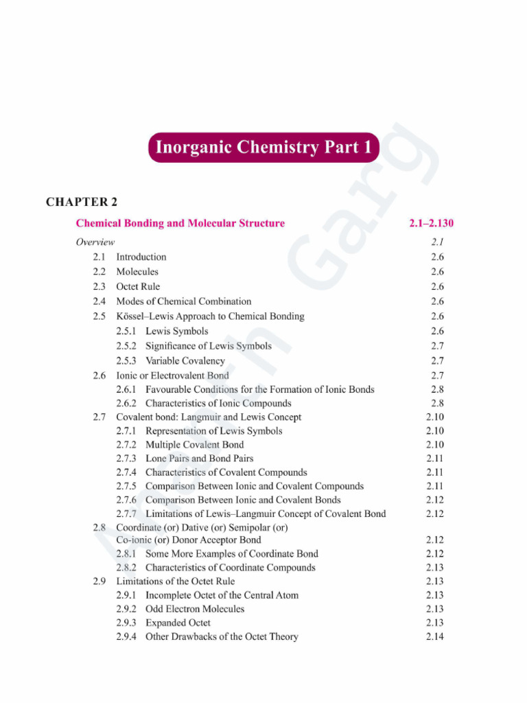 Chemical Bonding and Molecular Structure Chapter - Compressed | PDF