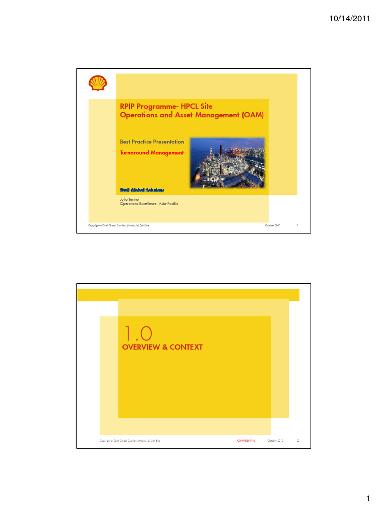 Turnaround Management Best Practices | PDF | Business