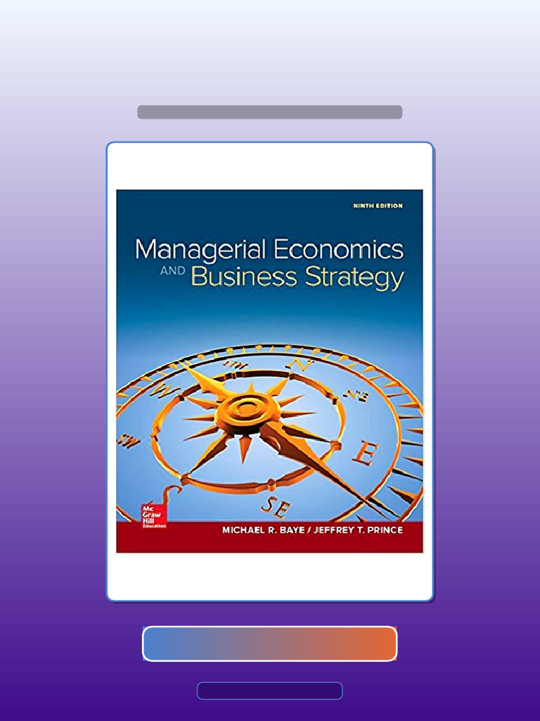 Ultimate Bundle Managerial Economics Business Strategy 9th Edition by ...