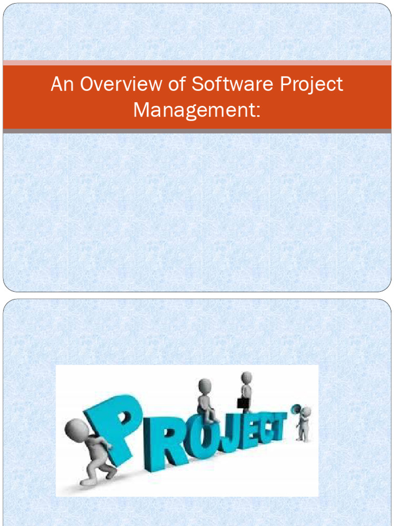 SPM Chapter 1 PPT Overview of Software Project Management | PDF ...