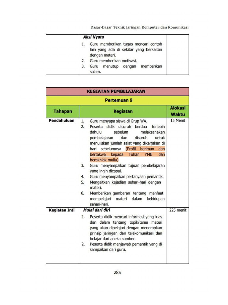 Modul TJKT FASE F | PDF