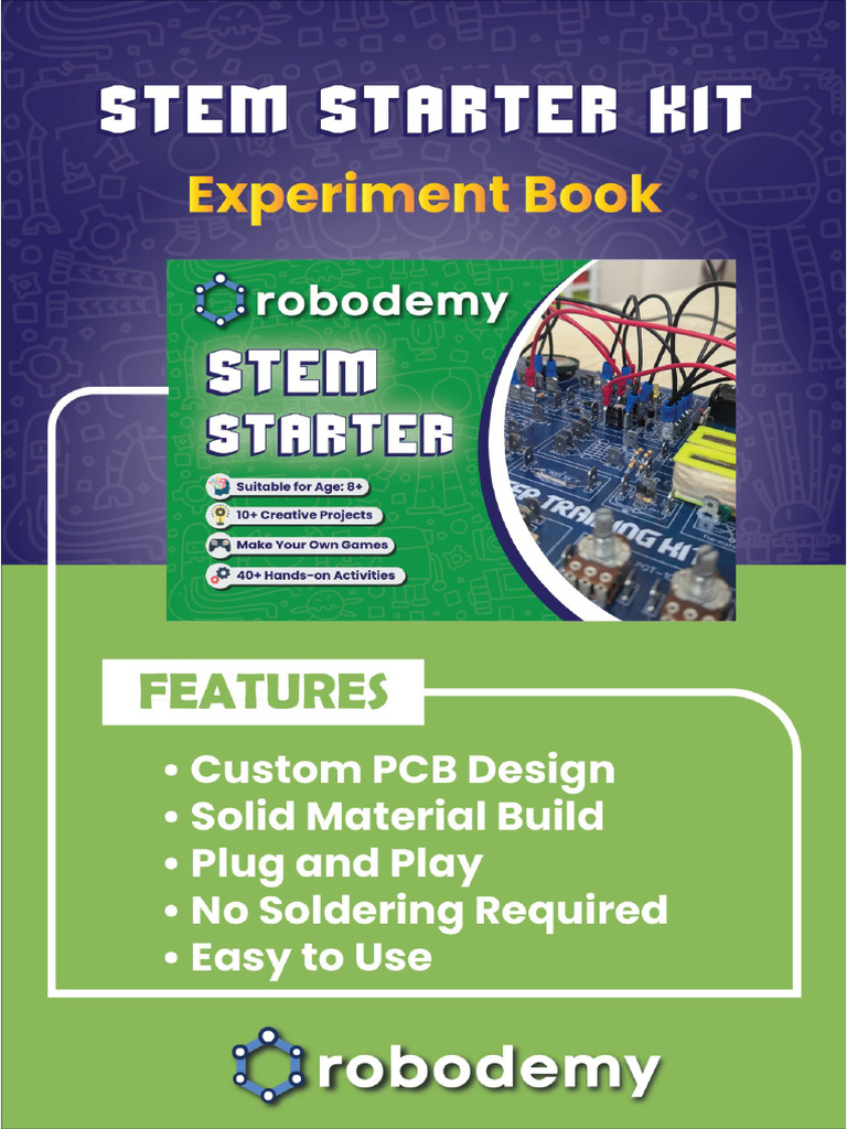 STEM Starter Experiment Book | PDF | Logic Gate | Capacitor