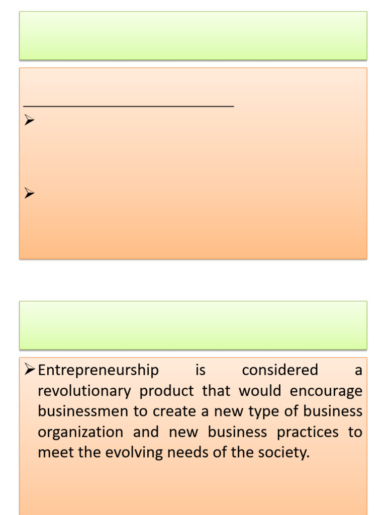 Entrpreneurship Ppt Module 1 Ppt | PDF