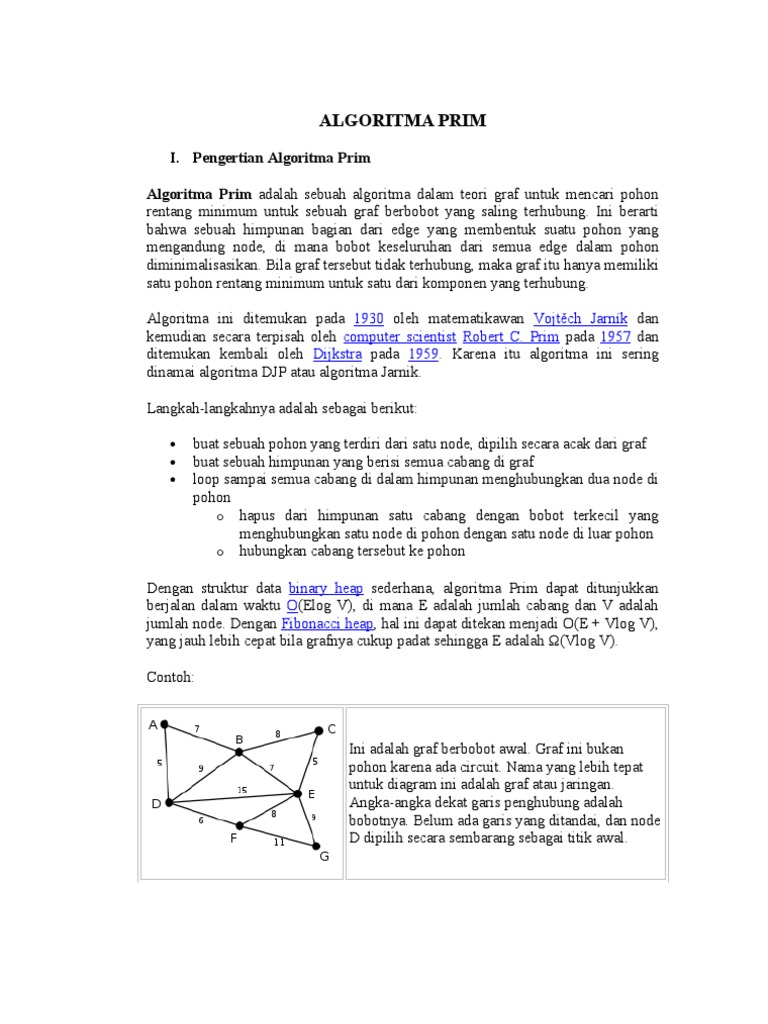 Algoritma Prim 1 | PDF