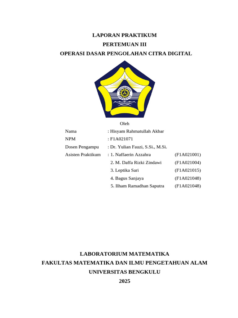 Laporan 3 Hisyam | PDF