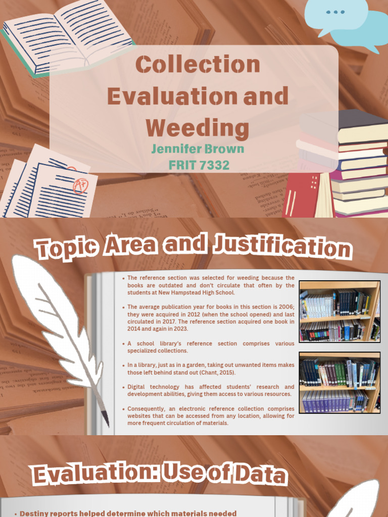 Collection Evaluation and Weeding | PDF | Learning