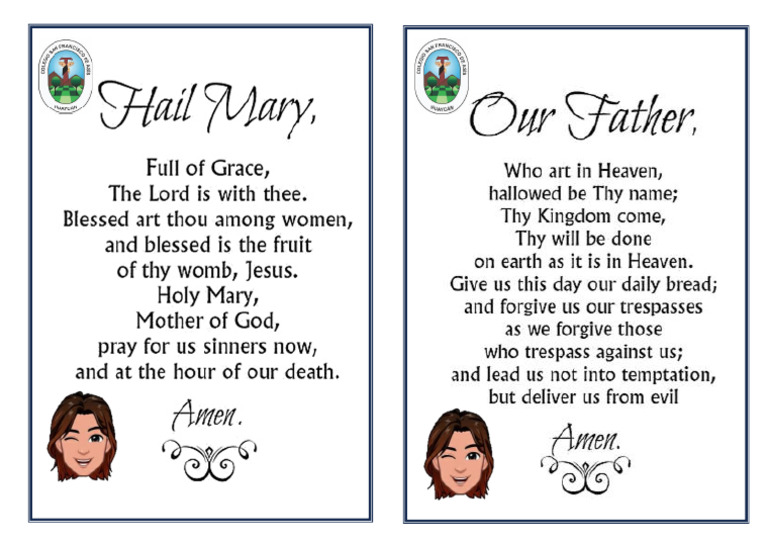 Sfa English Prayer | PDF