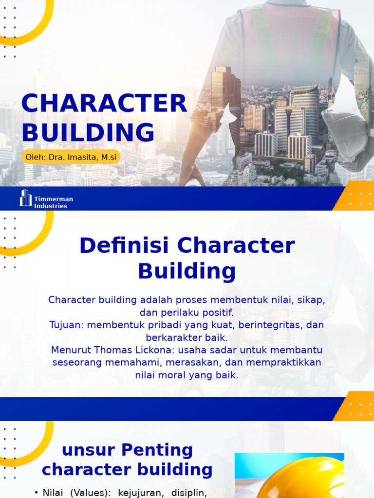 Materi Lengkap Character Building | PDF