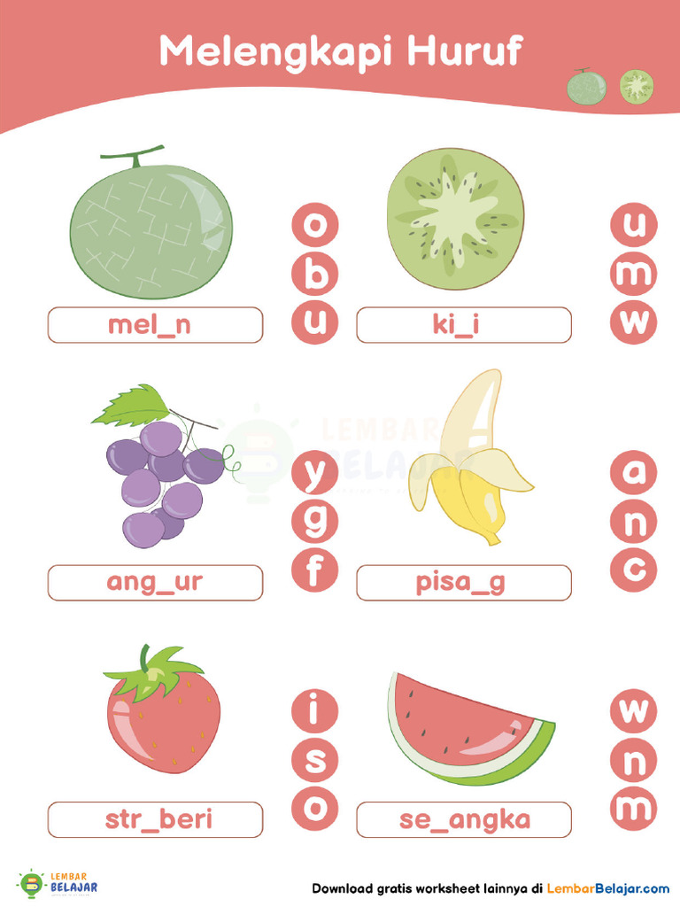 melengkapi huruf 1 | PDF