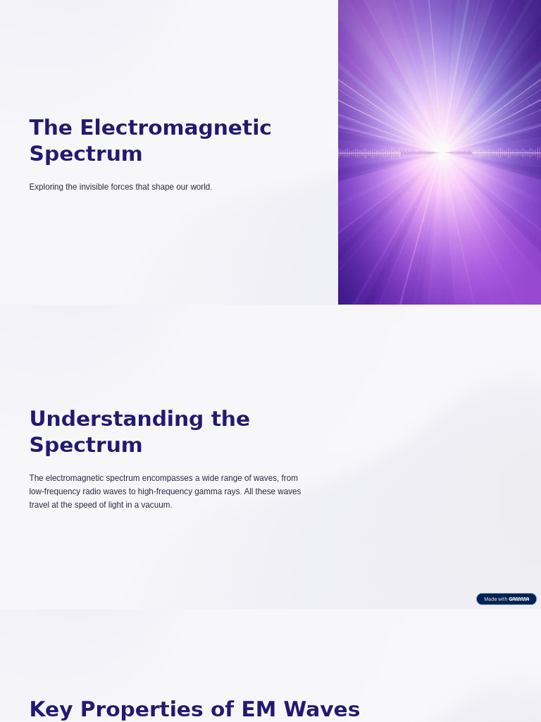 The Electromagnetic Spectrum | PDF | Electromagnetic Radiation ...