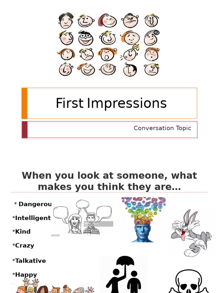 First Impressions and Social Perceptions | PDF