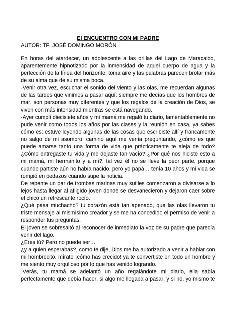 El Encuentro Con Mi Padre | PDF | Verdad