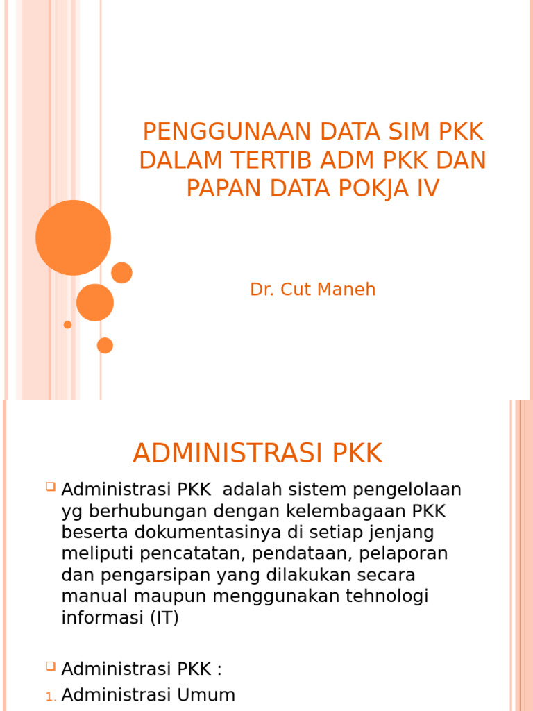 Materi Sim Pkk 062022 Cut Maneh1 | PDF