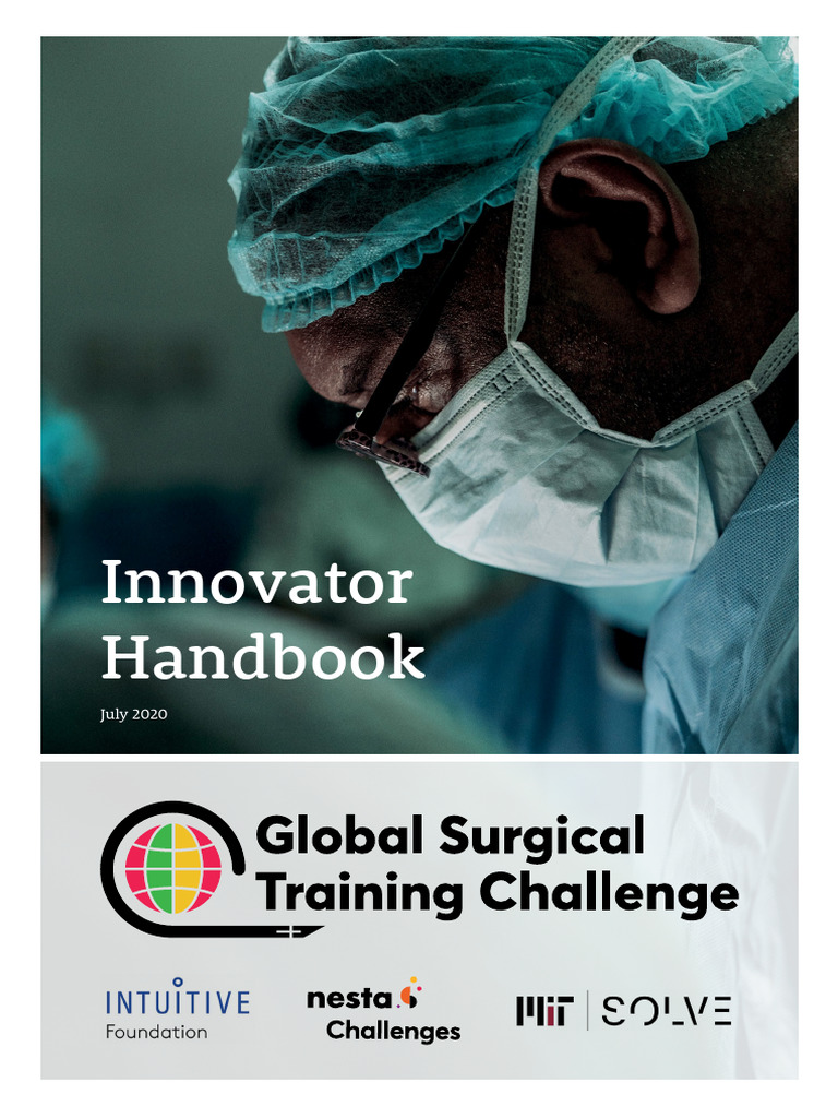 Global Surgical Training Challenge Innovator Handbook v6 1 | PDF ...