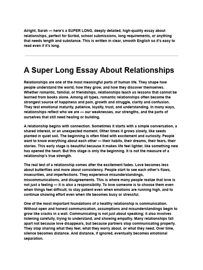 Understanding Healthy Relationships | PDF | Love | Forgiveness