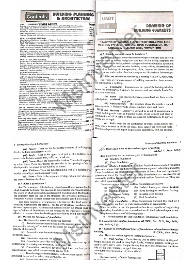 Building Planning & Architecture CE-304 | PDF