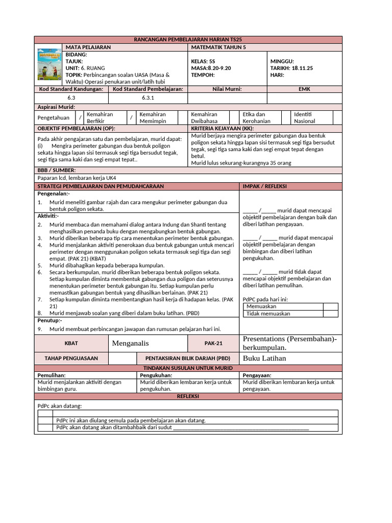 M37 MT TH5S_18.11.25 Selasa | PDF