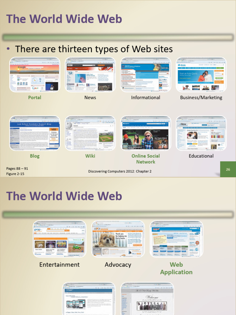 Overview of the World Wide Web Types | PDF | Internet | World Wide Web