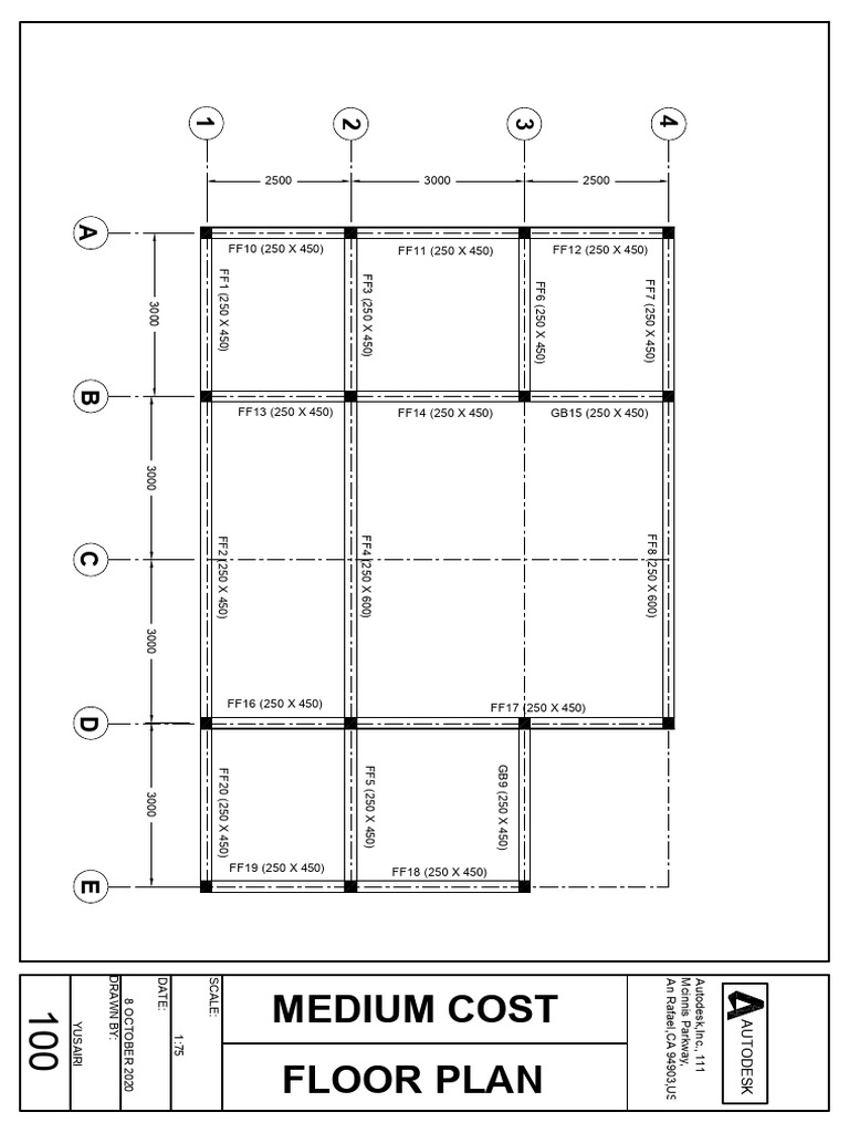 Medium Cost Floor Plan | PDF