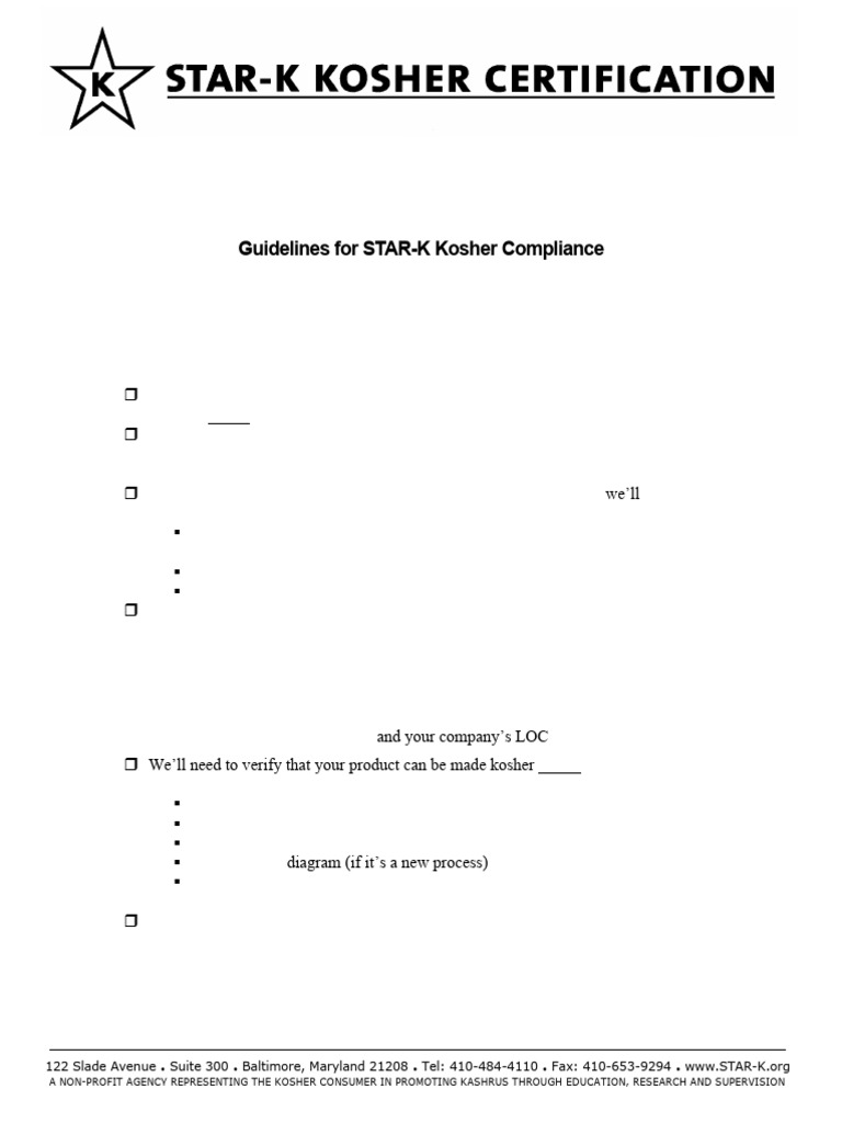 Kosher Compliance Requirements 06 22 | PDF | Jewish Cuisine
