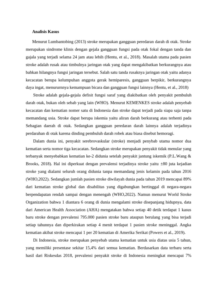 Analisis Kasus | PDF