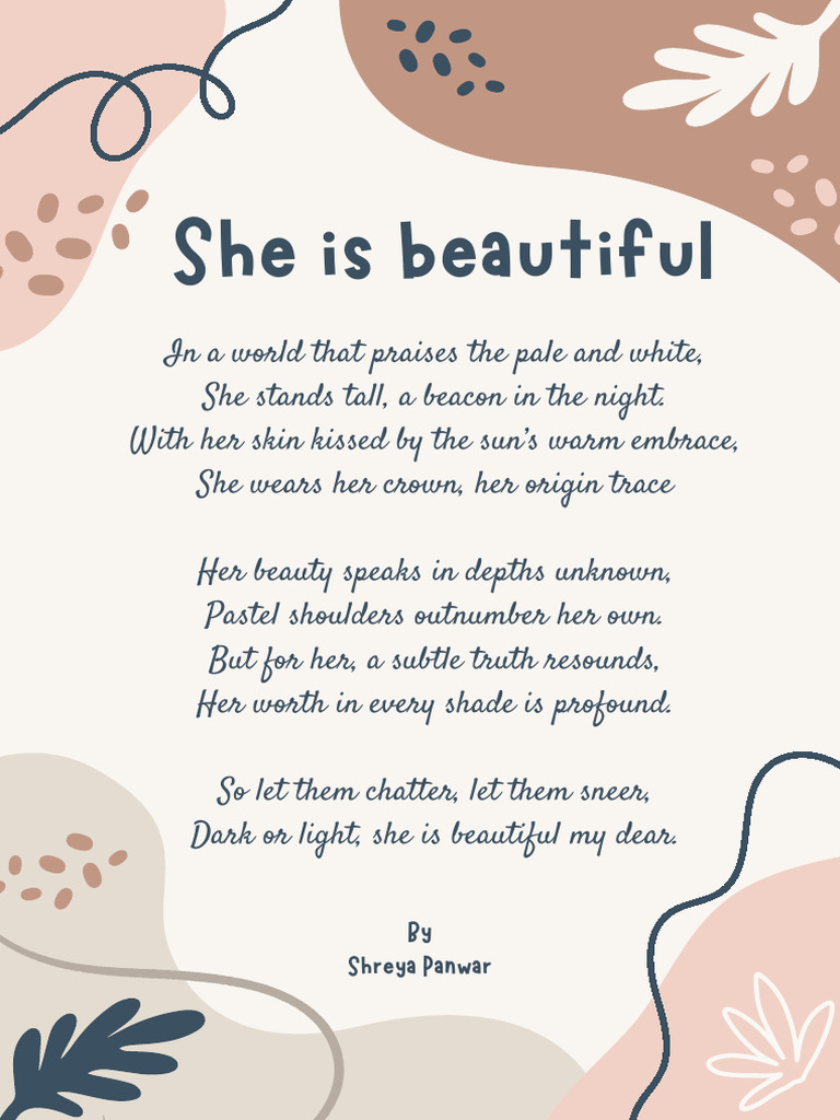 She Is Beautiful | PDF