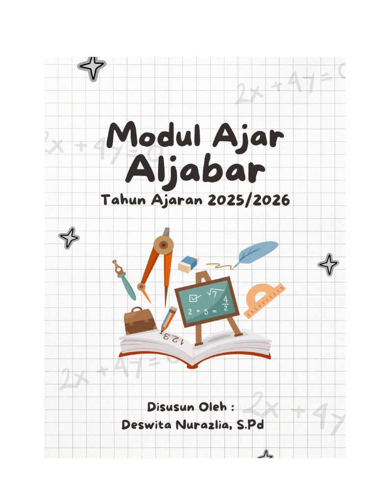 Modul Ajar Aljabar | PDF